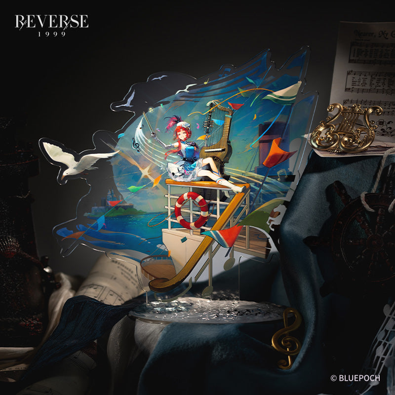 Reverse: 1999 "Shadows in the Lake" Series Acrylic Standees Barcarola ...