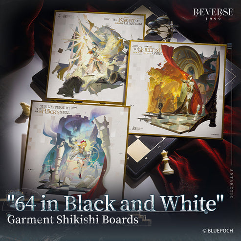 "64 in Black and White" Garment Shikishi Boards – GOODS GOODS STORE